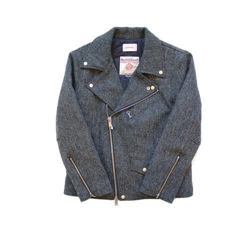 클로모르(CLOMOR) CLOMOR HARRIS TWEED RIDER JACKET_HERRINGBONE | GVG 스토어. 전 ...