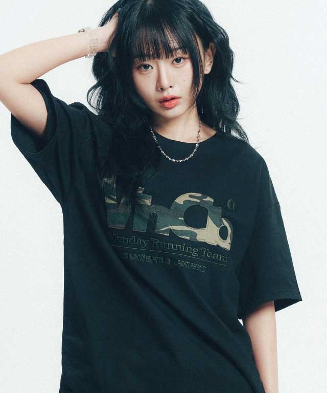 아이템 VENHIT MRT 카모 아플리케 반팔티 | GVG